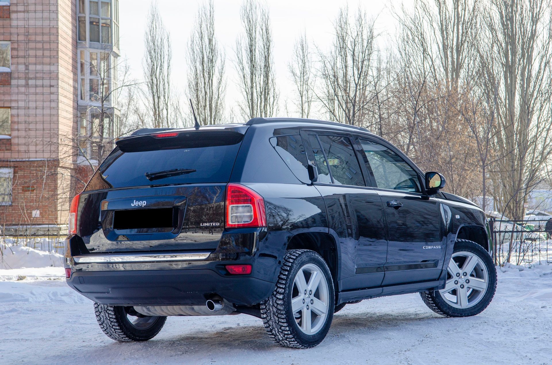 Купить Jeep Compass 2012 год, Черный, Бензин в Новосибирске